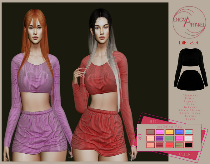 Second Life Marketplace [en] Lilly Set